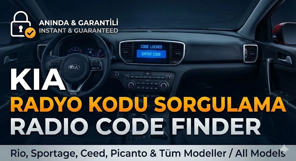 Kia Radio Code Finder (All Models) - KumAy - Oto Elektrik & Elektronik